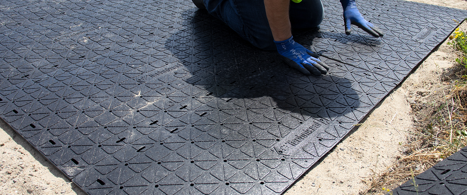 EZ-er Patio Installation With Techniseal© EZ Base Foam Base Panels