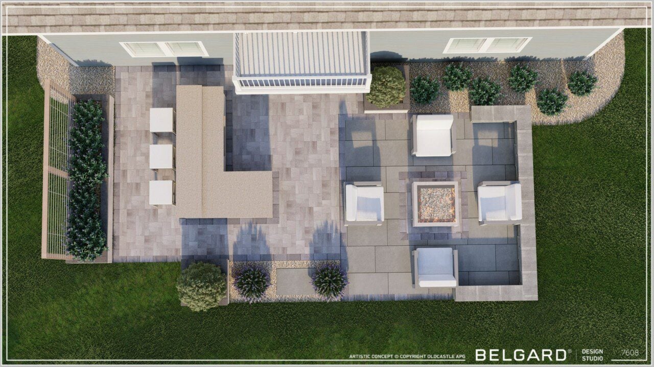 Case Study: Creating a Backyard Oasis with Belgard Rooms Case Study: Creating a Backyard Oasis with Belgard Rooms