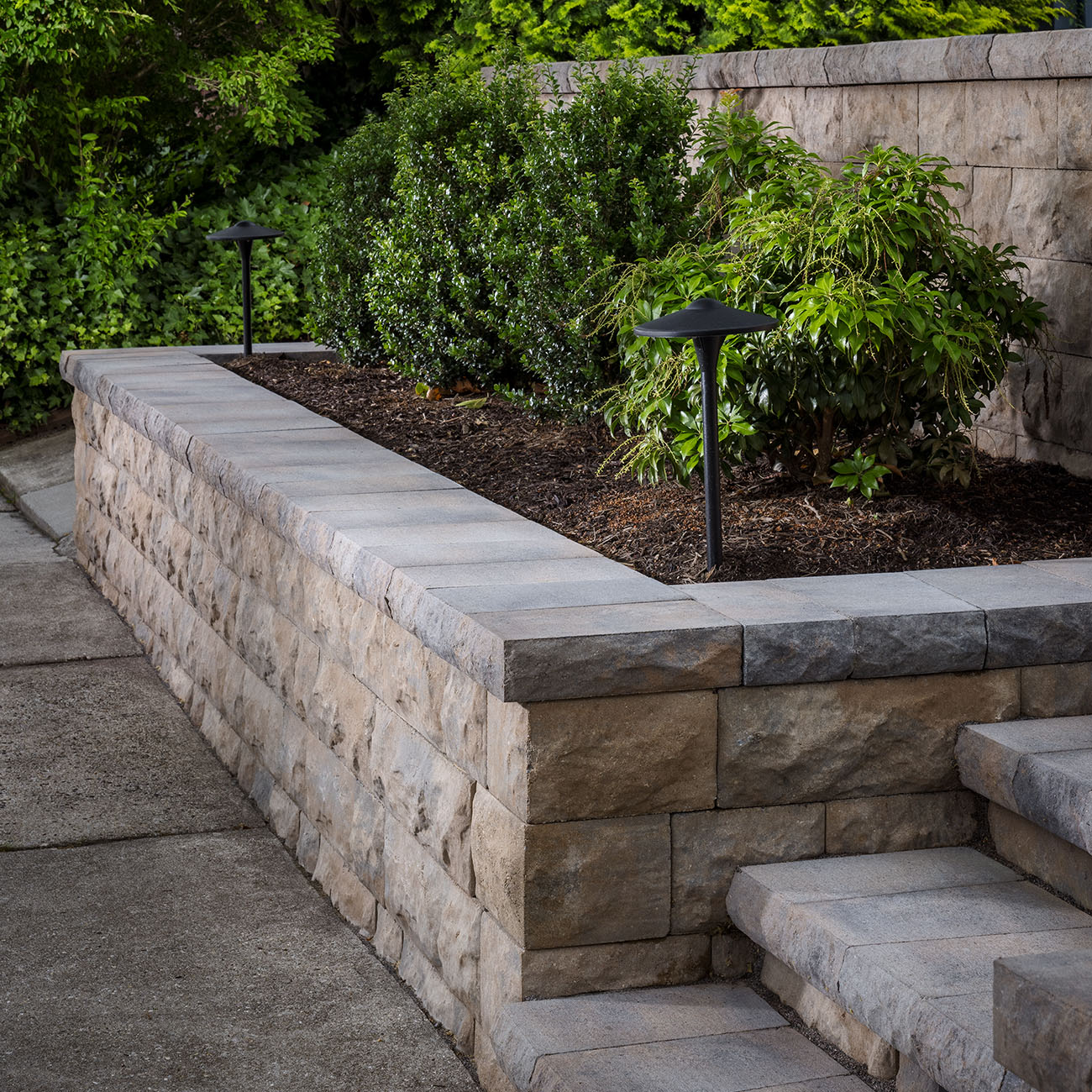 Belair Wall®: Textured-Stone Fire Pits, Walls, Columns, Steps