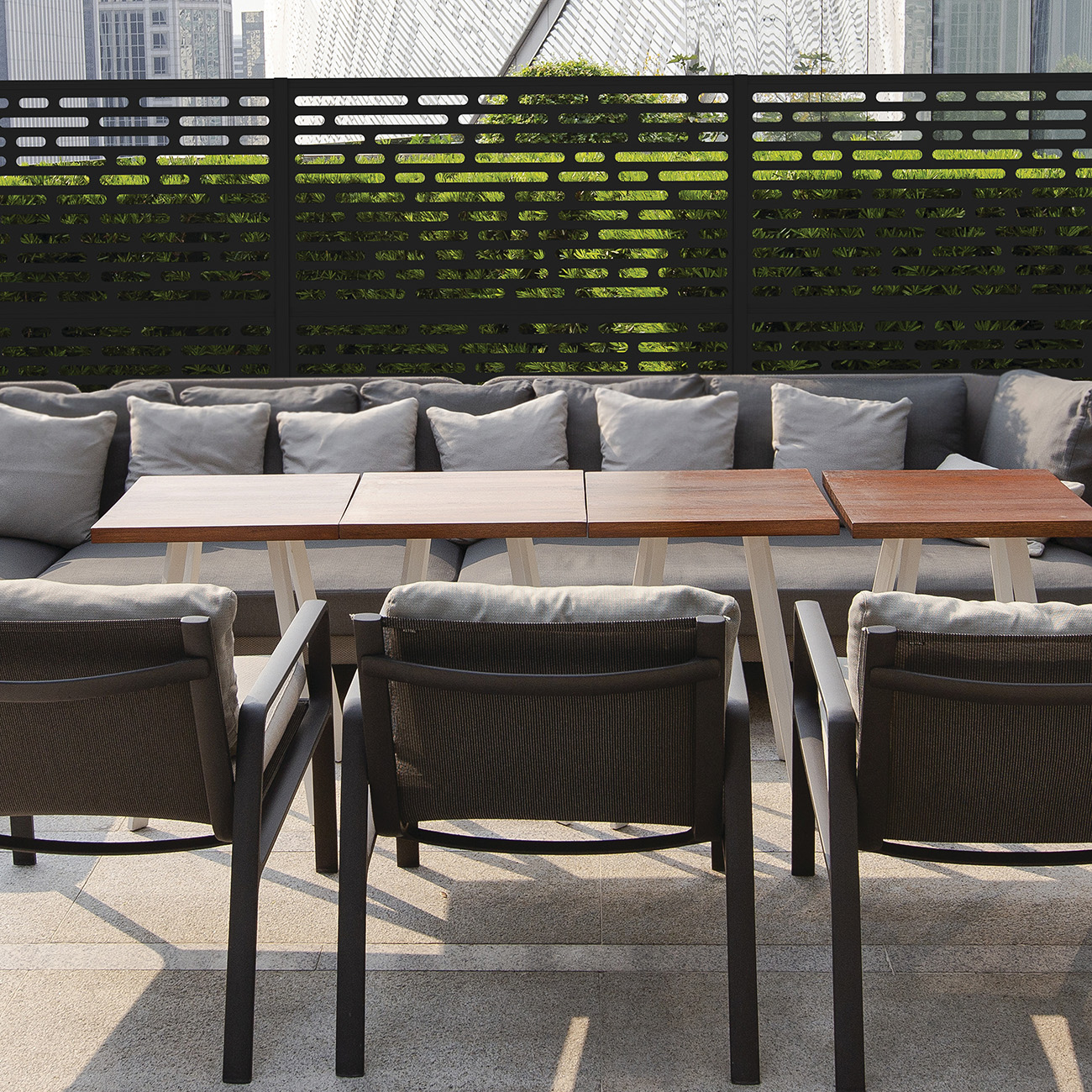 Add Privacy with Decorative Screen Panel Frame Kits | Belgard