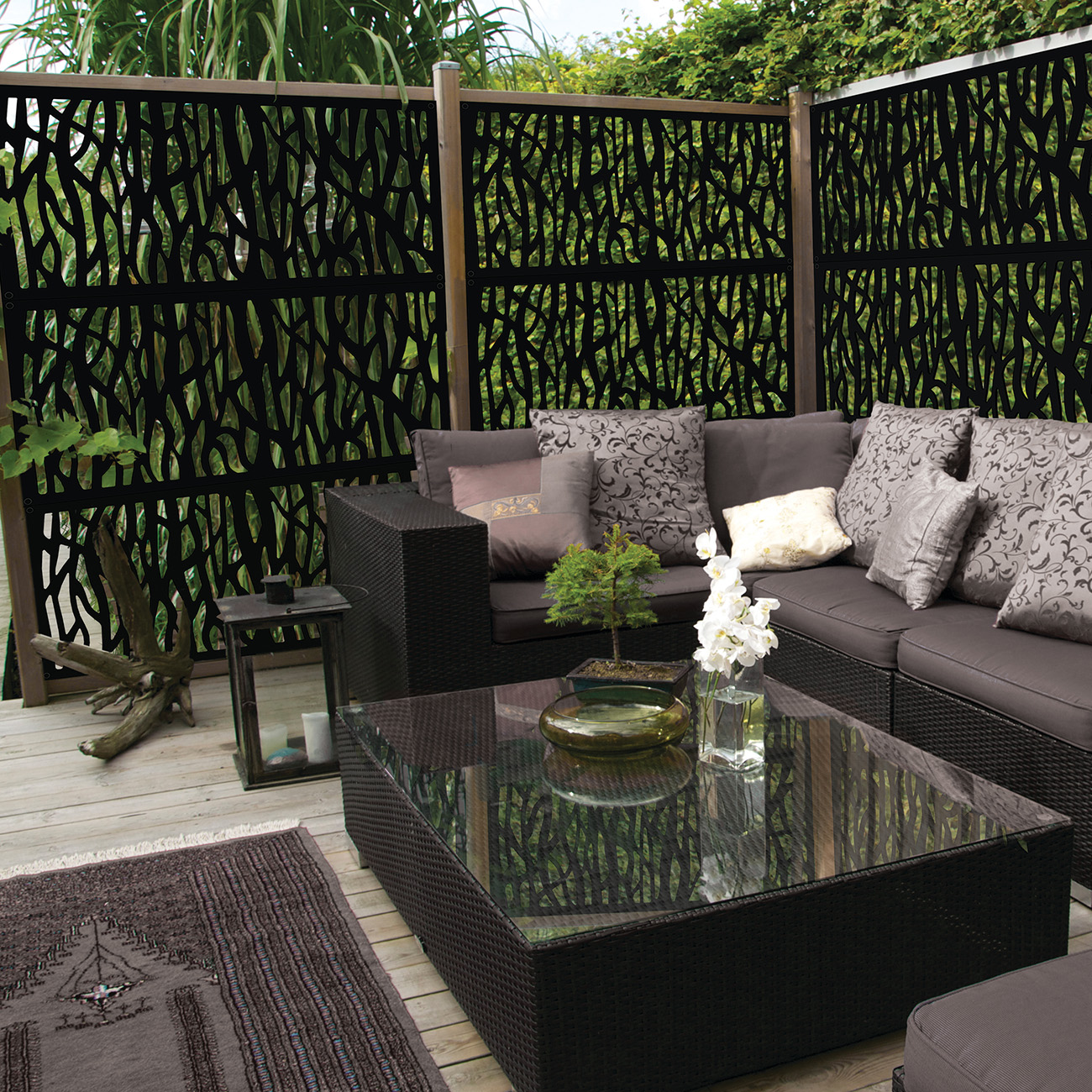 Sprig Decorative Screen Panel - Belgard