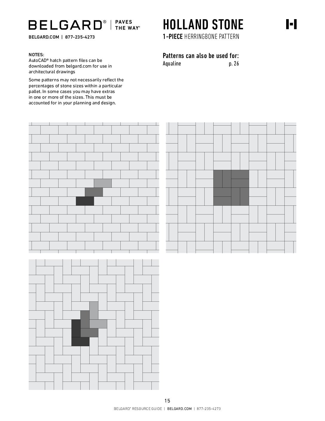 P87 - Holland - Multiple Patterns - Belgard P87 - Holland - Multiple Patterns - Belgard
