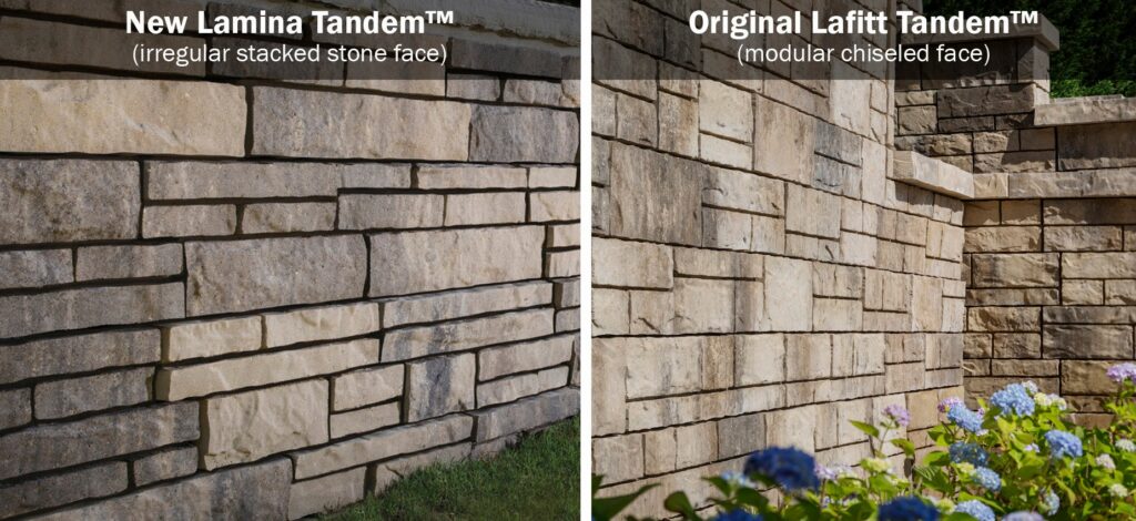 New Lamina Tandem™ Wall: Stacked Stone Look with Design Flexibility